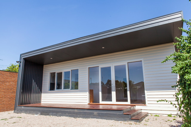 Lean to House - Contemporary - Exterior - Melbourne - by Angelucci ...