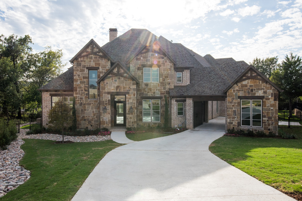 Ledgestone Way New Construction - House Exterior - Dallas - by Traci ...