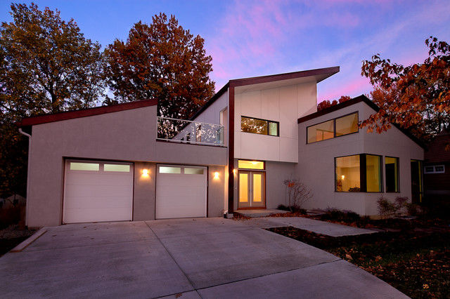 LEED Platinum Home - Modern - House Exterior - Kansas City - by Homoly ...
