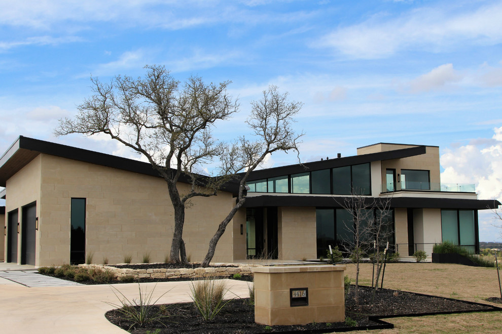 Limestone Wall Cladding - Modern - Exterior - Austin - by Espinoza ...