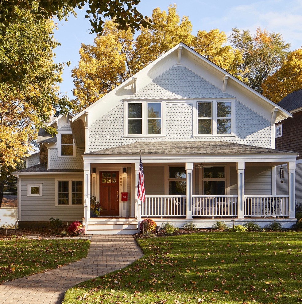 Linden Hills Boulevard Renovation - Traditional - House Exterior ...