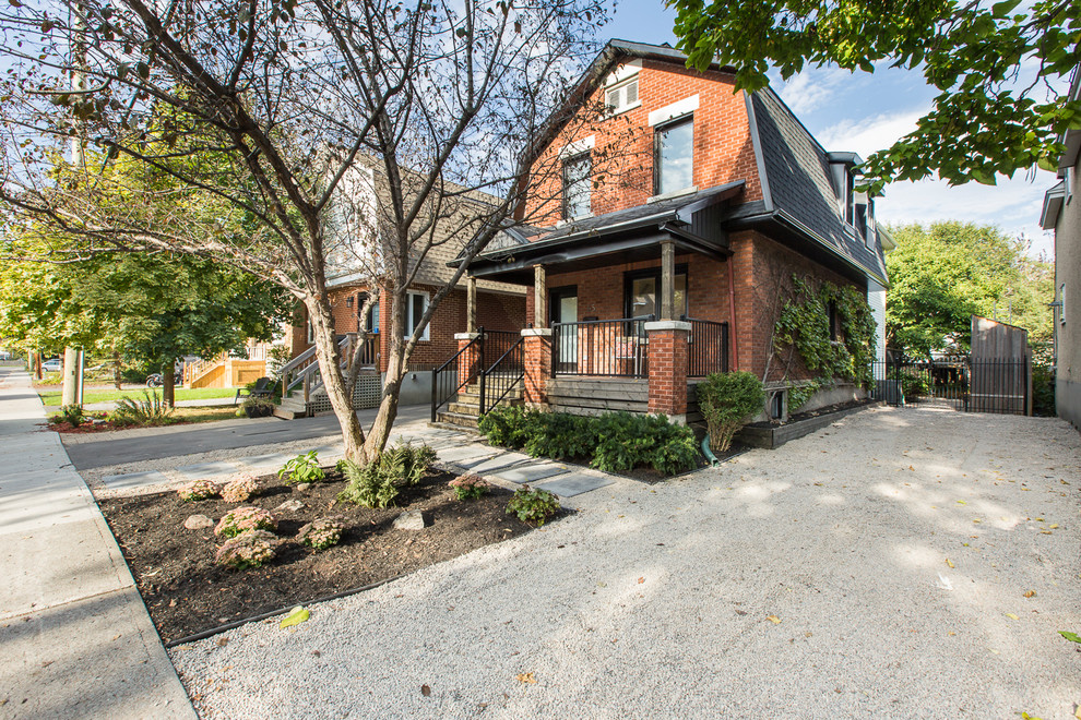 Little Red Brick House turned Modern - Modern - Exterior - Ottawa - by ...