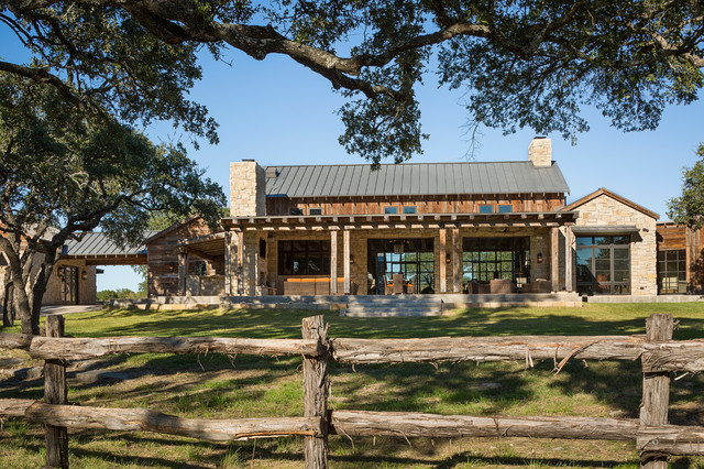 Llano Ranch - Montagne - Façade - Austin - par Cornerstone Architects ...