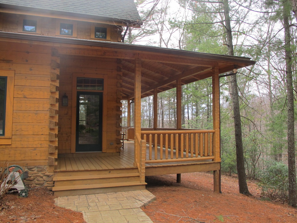 Rustic Log Cabin Construction
