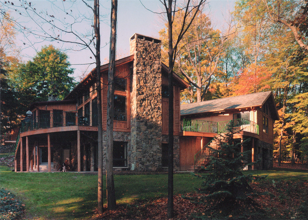Log Cabin Residence & Additions - Rustic - Exterior - Cleveland - by ...