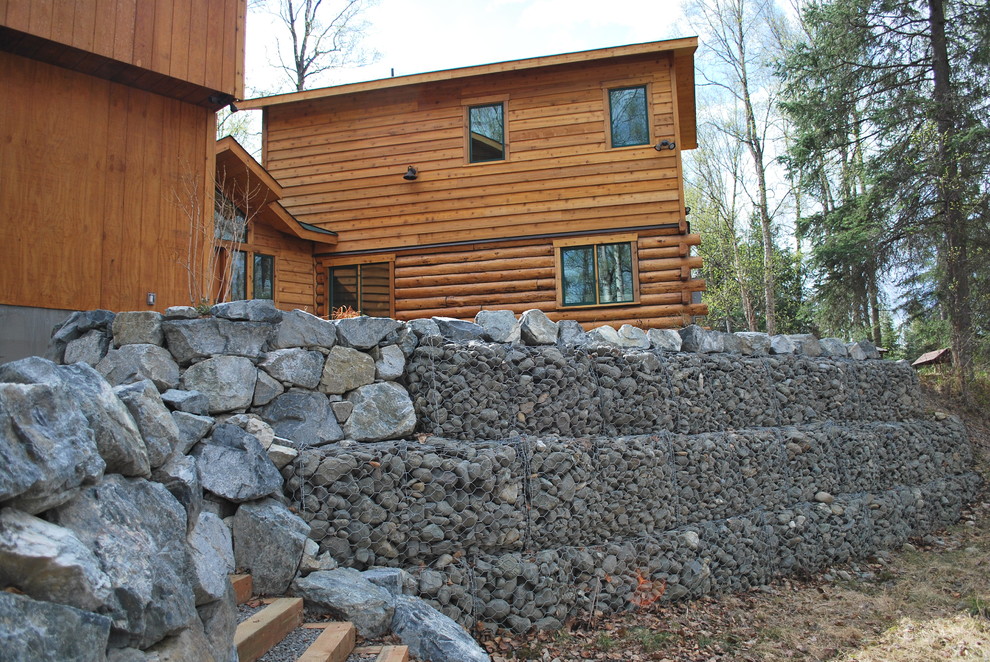 Log Home Addition - Rustic - Exterior - Other - by Homan Inc. | Houzz