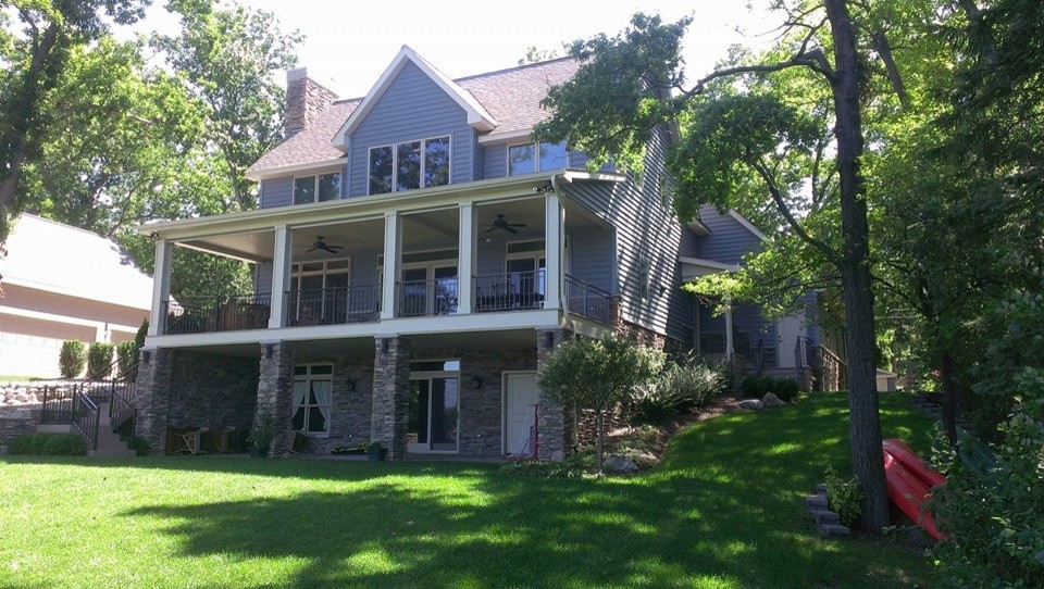 Lotus Lake Cottage - Traditional - Exterior - Detroit - by Hemphill ...
