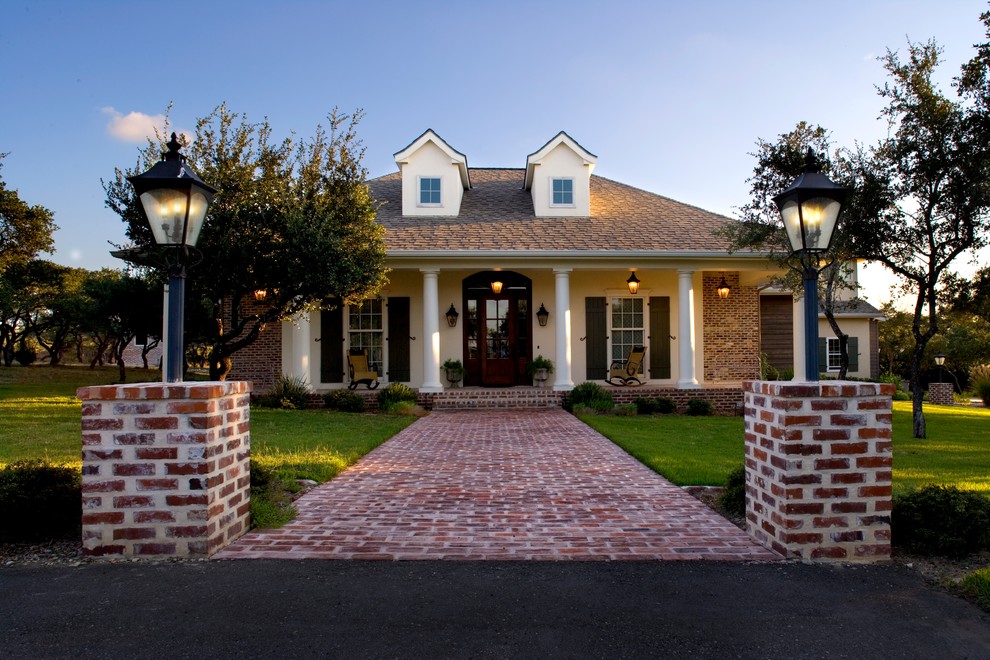 Louisiana Style in the Texas Hill Country - Traditional - Exterior ...