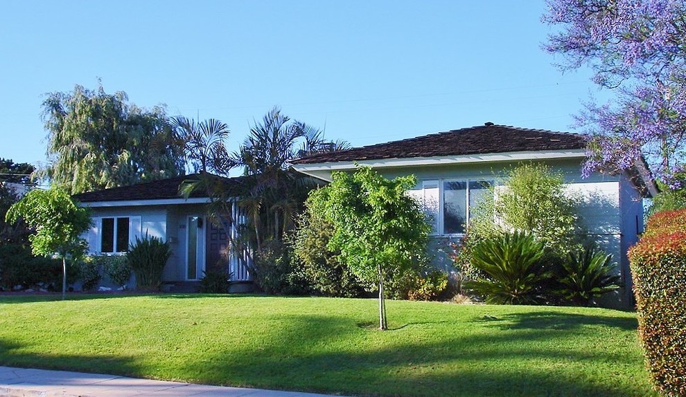 Lovely 1950's Early Ranch-Style Home - Transitional - Exterior - San ...