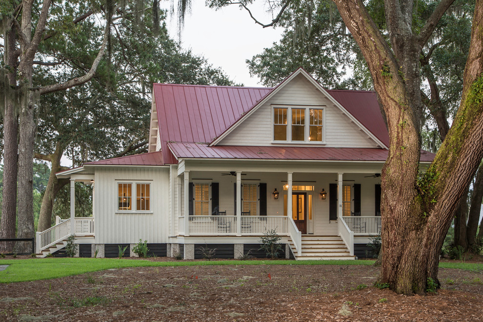 Lowcountry Cottage at Oldfield SC - Traditional - Exterior - Atlanta ...