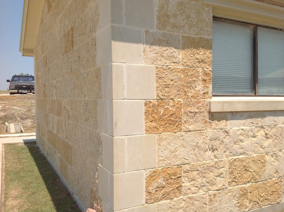 Lueders Limestone - different products and textures - Rustic - Exterior ...