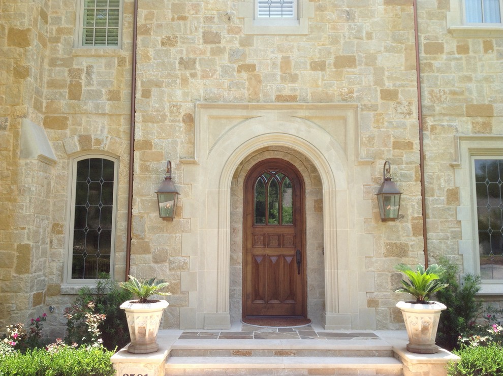 Lueders Limestone - different products and textures - Rustic - Exterior ...