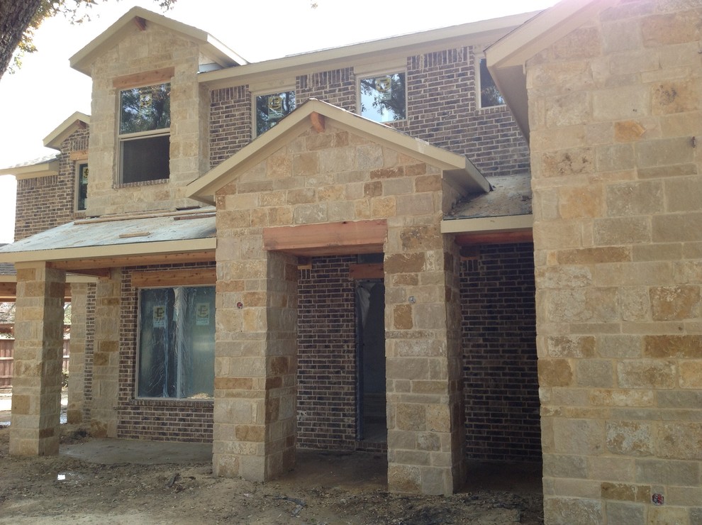 Lueders Limestone - different products and textures - Rustic - Exterior ...