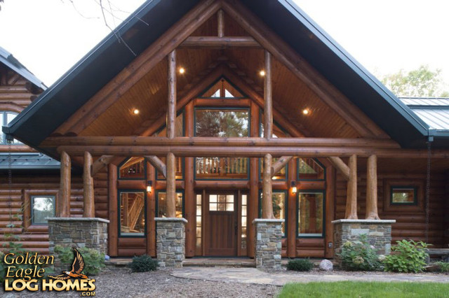 Golden Eagle Log Homes Logo