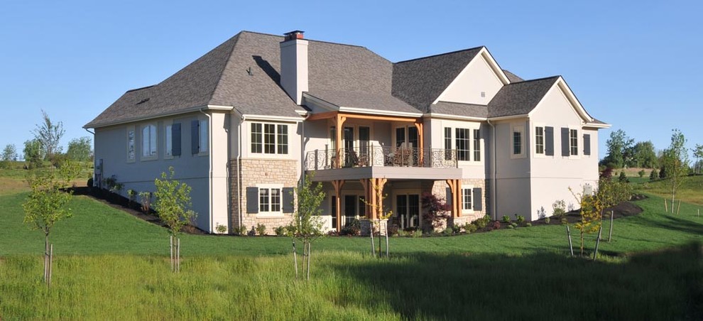 Luxury Ranch Model Home - Traditional - Exterior - New York - by Ketmar ...