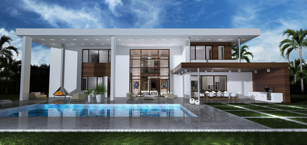 Miami Modern Home Exterior