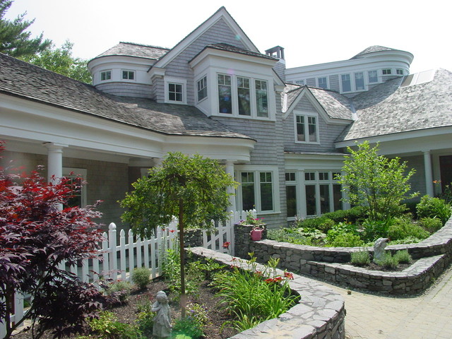 Maine Seacoast Shingle Style - Beach Style - Exterior - Portland Maine ...