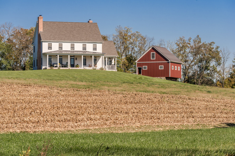 Manheim Farmhouse - Farmhouse - Exterior - Philadelphia - by Custom ...
