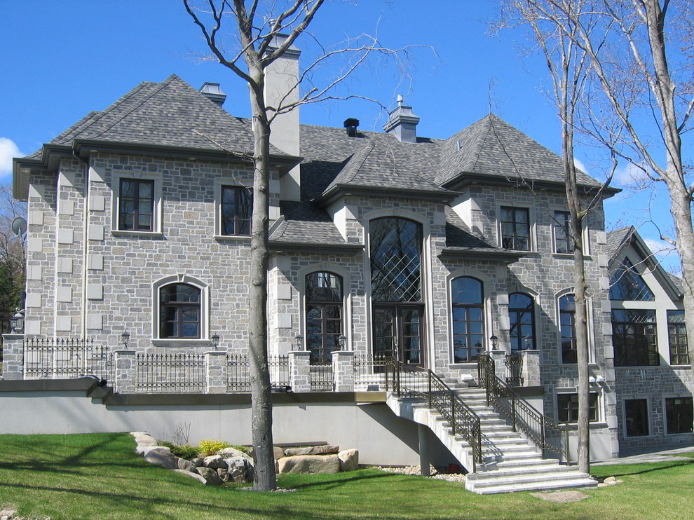 Manor in the Laurentian, Québec - Traditional - Exterior - Montreal ...