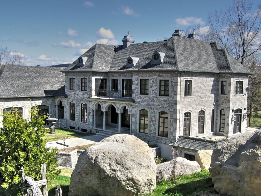 Manor in the Laurentian, Québec - Traditional - Exterior - Montreal ...