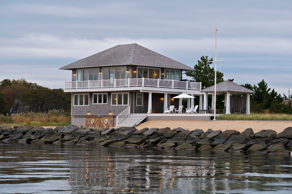 Mark Mathews Archectural Residence - Beach Style - Exterior - New York ...