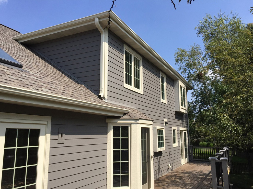 Marvin, James Hardie - Aged Pewter, Wheaton, IL - Classique - Façade ...