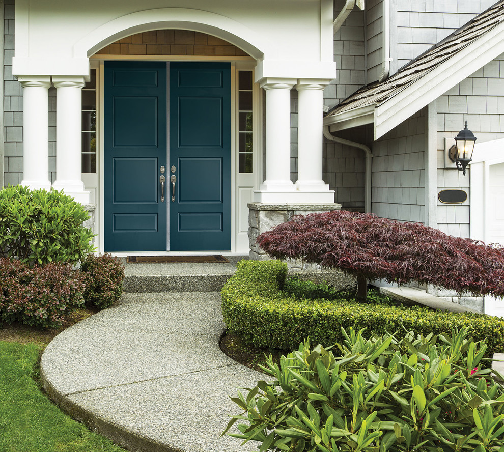 Masonite DuraStyle Le Chateau 4 Panel Alternate 8 (C48) Exterior Wood ...