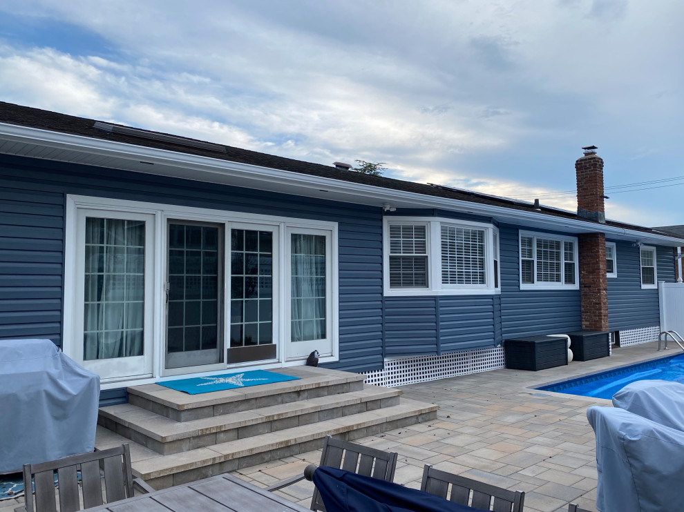 Massapequa Park Siding - Pacific Blue | Alpha Windows & Siding ...
