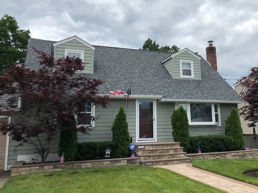 Massapequa Siding - Coastal Sage & Estate Gray | Alpha Windows & Siding - Exterior - New York ...