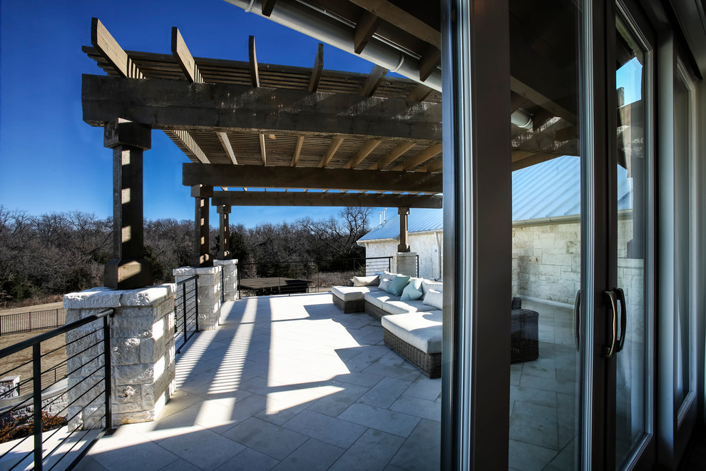 Master Balcony with Arbor - Transitional - Exterior - Dallas - by ...