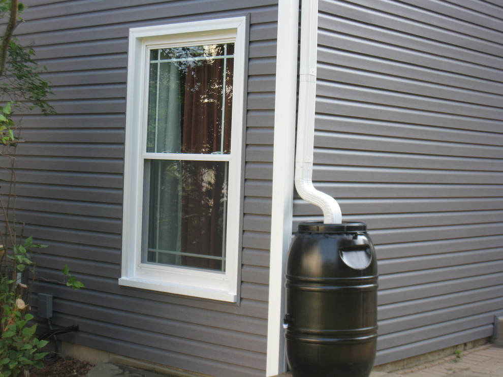 Mastic Siding - Glacier Blue color - House Exterior - Chicago - by ...