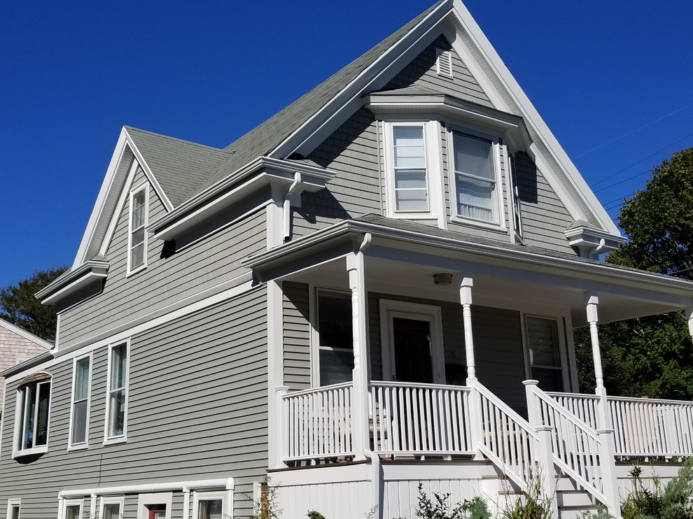 Mastic Vinyl Siding & AZEK Decking, Woods Hole, MA - Traditional ...