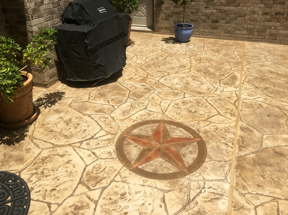 Medallions - L&L Concrete Contractors - Exterior - Houston - by L&L ...