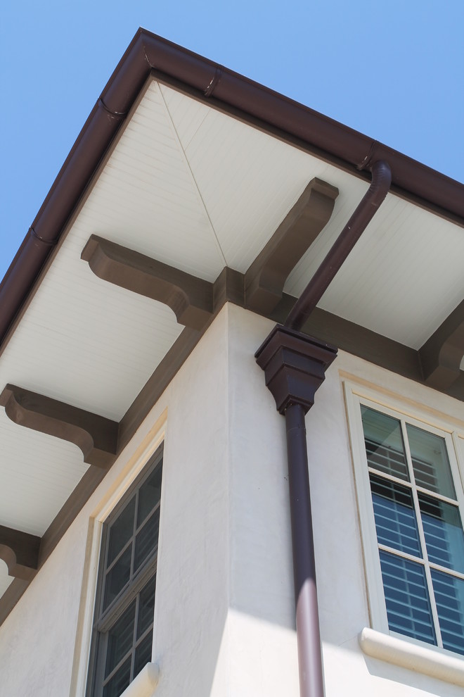 Mediterranean Deep Overhang - Traditional - Exterior - Dallas - by ...