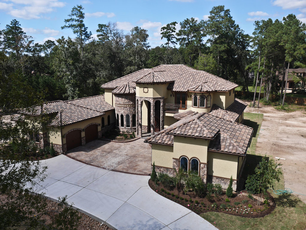 Mediterranean Style Home - Mediterranean - Exterior - Houston - by ...