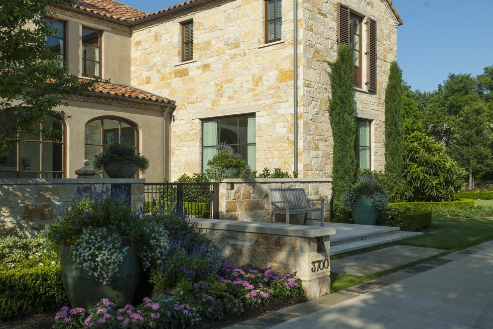 Mediterranean Villa - Mediterranean - Exterior - Dallas - by Marlin ...