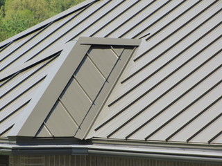 Medium Bronze Standing Seam Metal Roof - Contemporary - Exterior ...