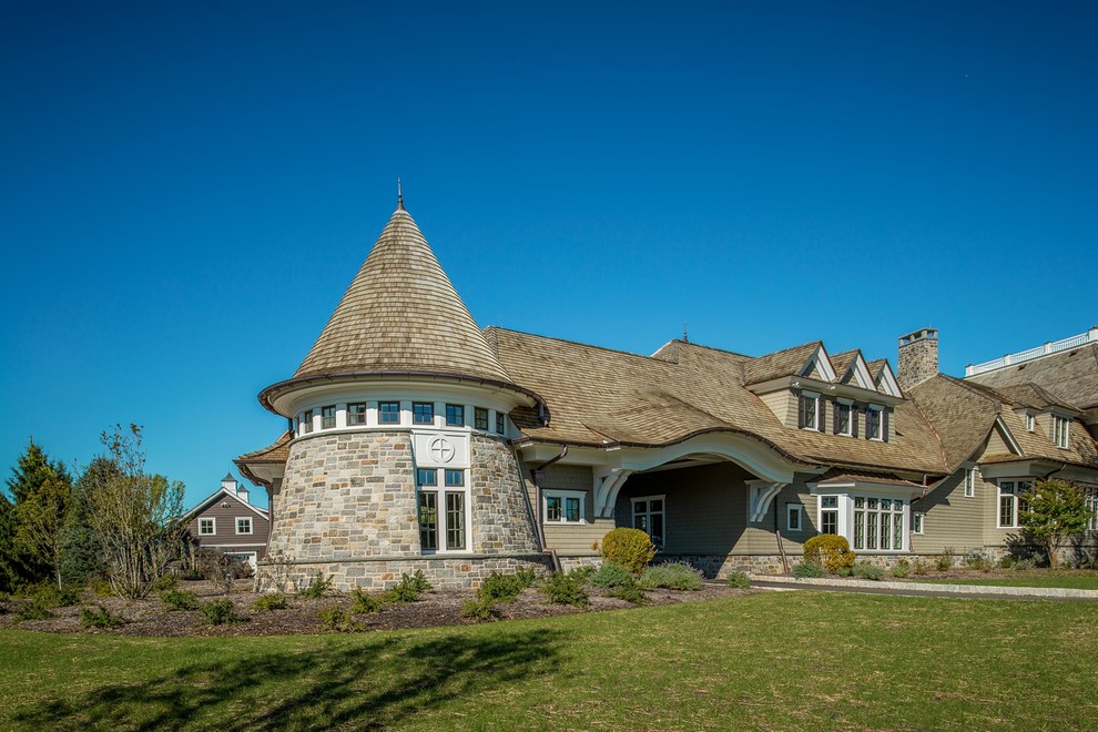 MENDHAM SHINGLE-STYLE ESTATE - Traditional - House Exterior - New York ...
