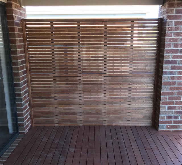 Merbau Privacy Screen, in Sunbury - Exterior - Melbourne - by Eagleye ...