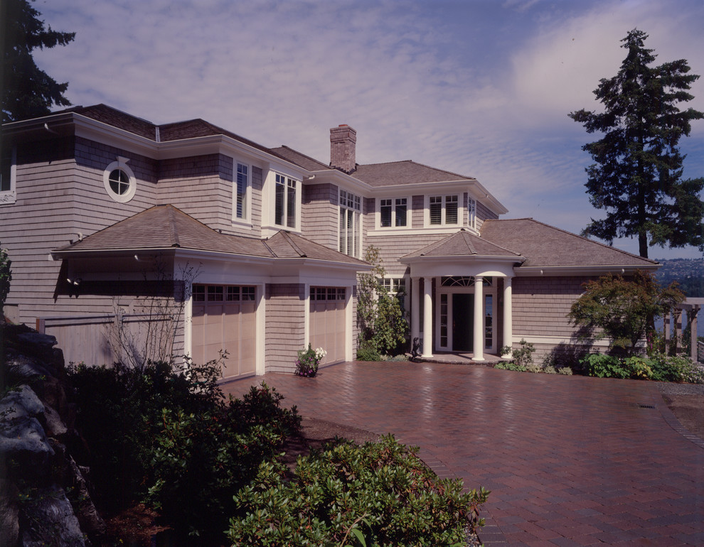 Mercer Island Traditions - Traditional - Exterior - Seattle - by DESIGN ...