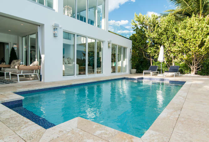 Miami Beach Estate - Beach Style - Pool - Miami - by Ikon Construction ...
