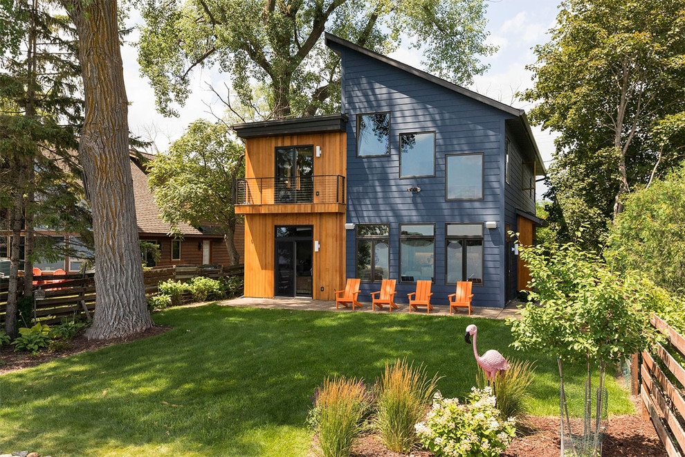 Mid Century Lake House - Exterior - Minneapolis - by Lucy Interior ...