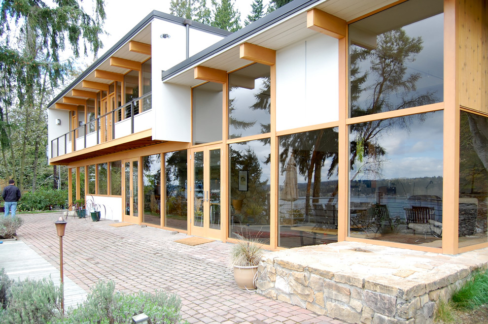 Mid-Century Modern Addition & Remodel - Modern - Exterior - Seattle ...