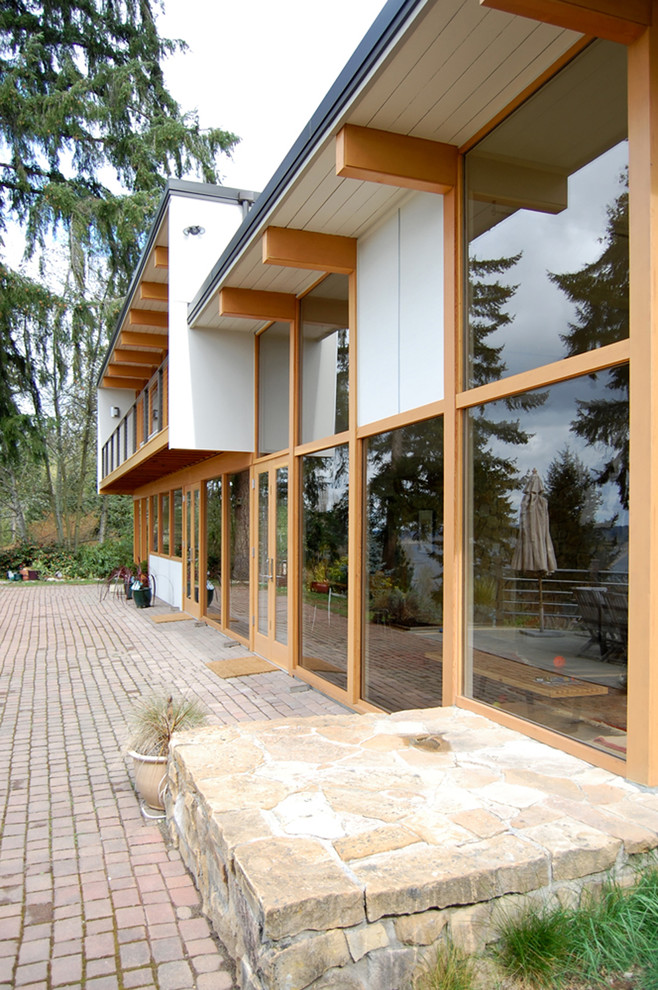 Mid-Century Modern Addition & Remodel - Modern - Exterior - Seattle ...