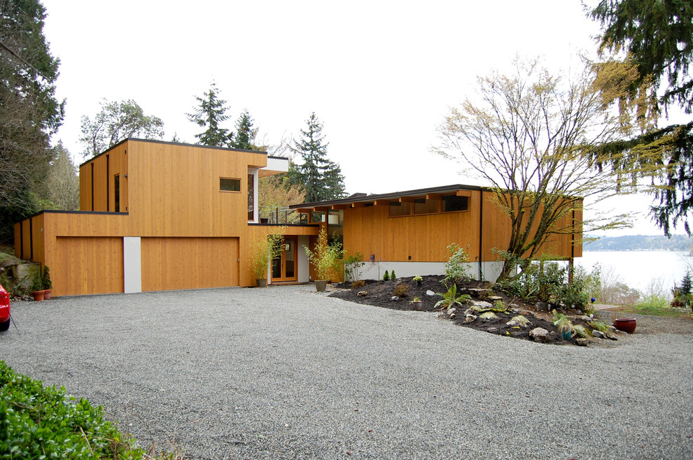 Mid-Century Modern Addition & Remodel - Modern - Exterior - Seattle ...