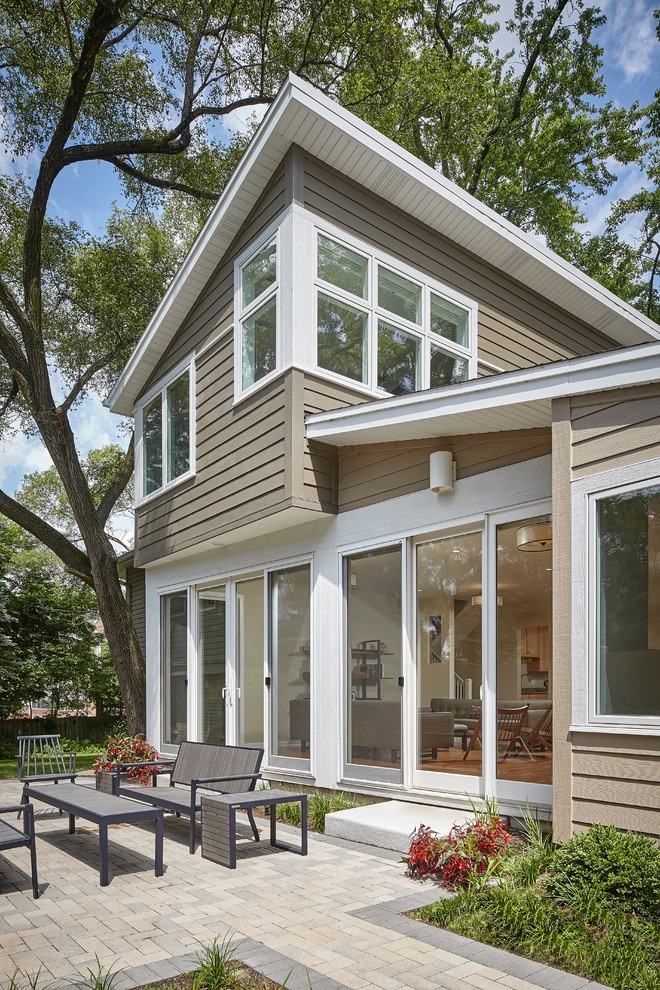 Mid Century Modern Addition/Remodel - Midcentury - Exterior - Chicago ...