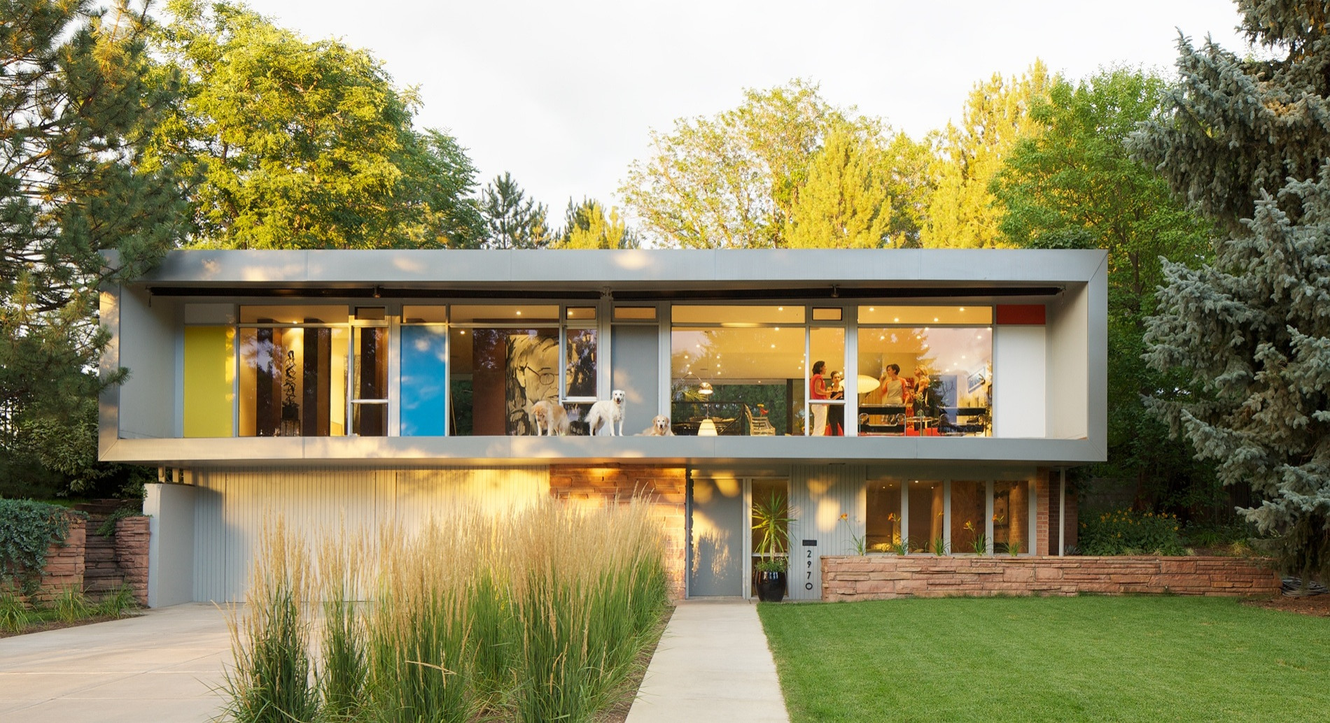 Mid Century Modern Two Story Home Visionaries To Build Neo Mid Century