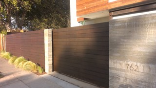 Mid Century Modern Fencing Revival - Midcentury - Exterior - Los ...