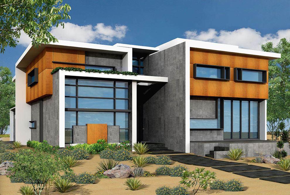 Mid Century Modern - Modern - Exterior - Phoenix - by SPACELINEDESIGN ...