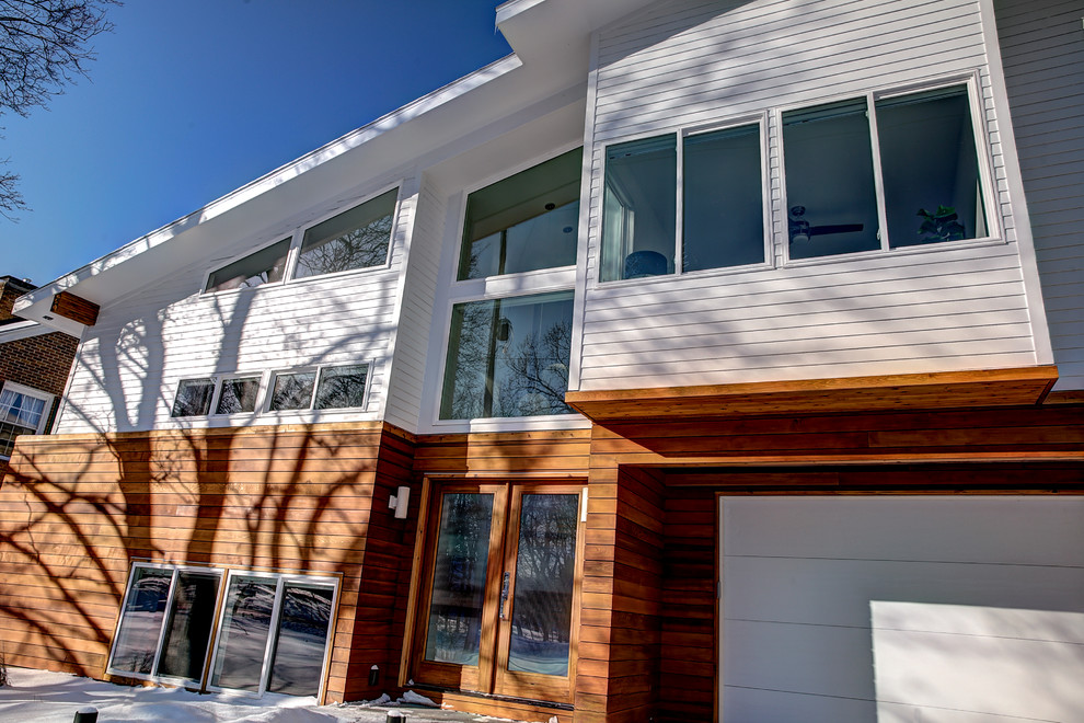 Mid-century Modern Urban infill - Contemporary - Exterior - Grand ...